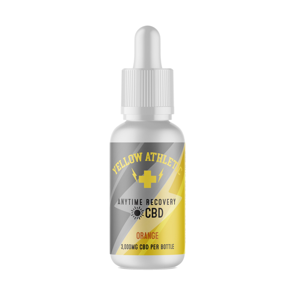 Anytime Recovery CBD Oil | CBD Muscle Recovery Oil – Yellow Athletic